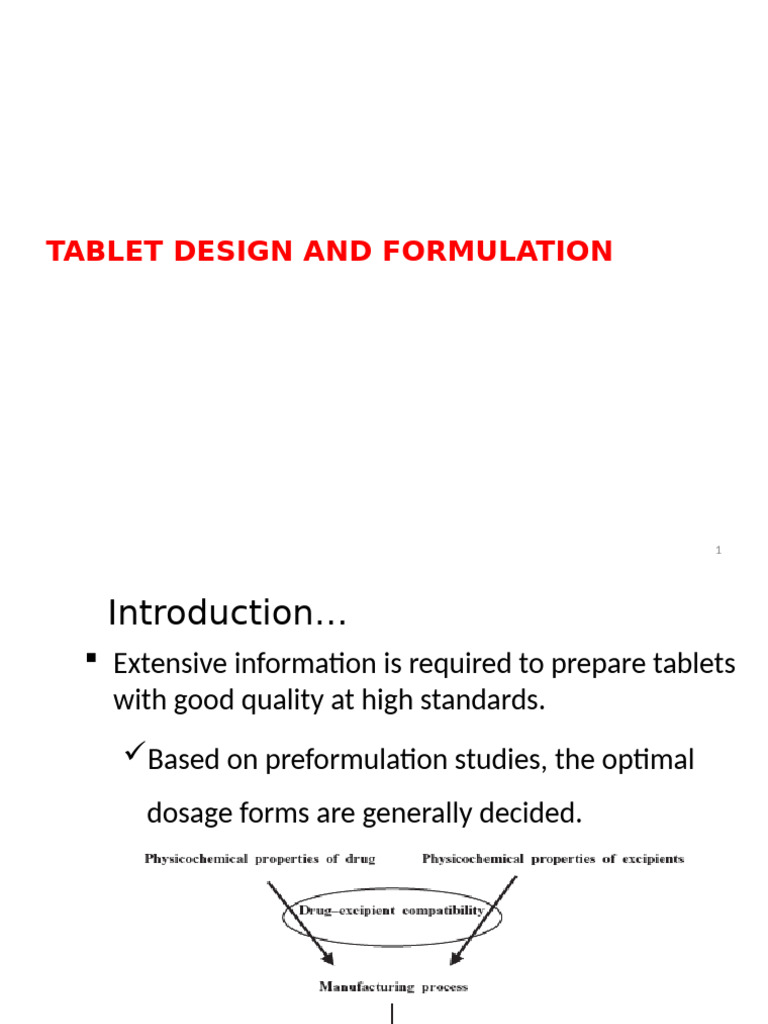 Pharmaceutical Excipients Guide | PDF | Tablet (Pharmacy ...