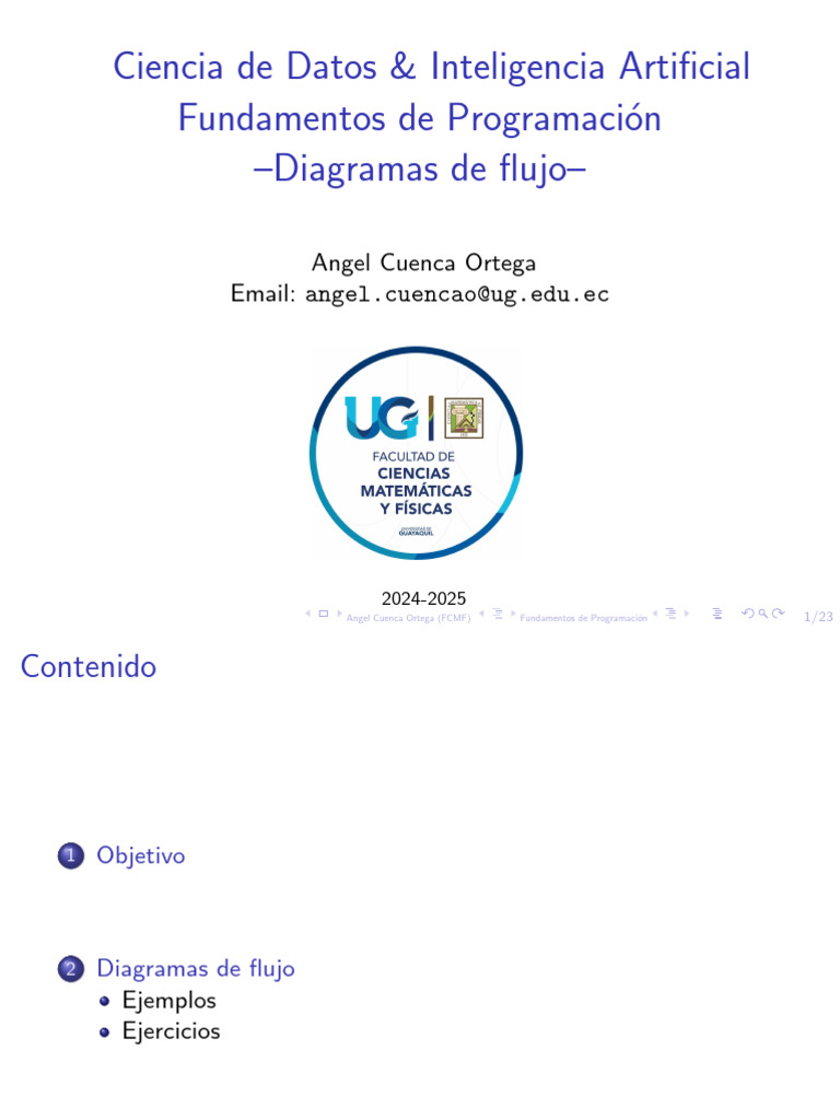 U1 S3 Diapositivas Diagramas de Flujo | PDF | Algoritmos | Programación de computadoras