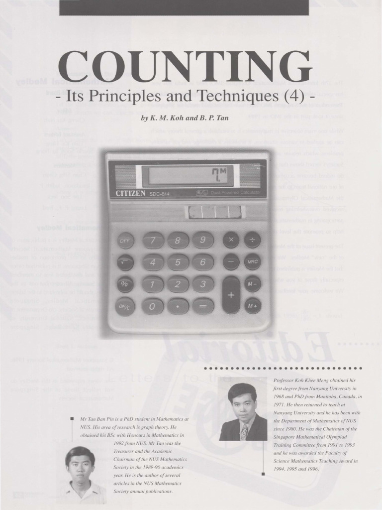 Counting Part 4 (KM Koh, BP Tan) | PDF | Mathematics