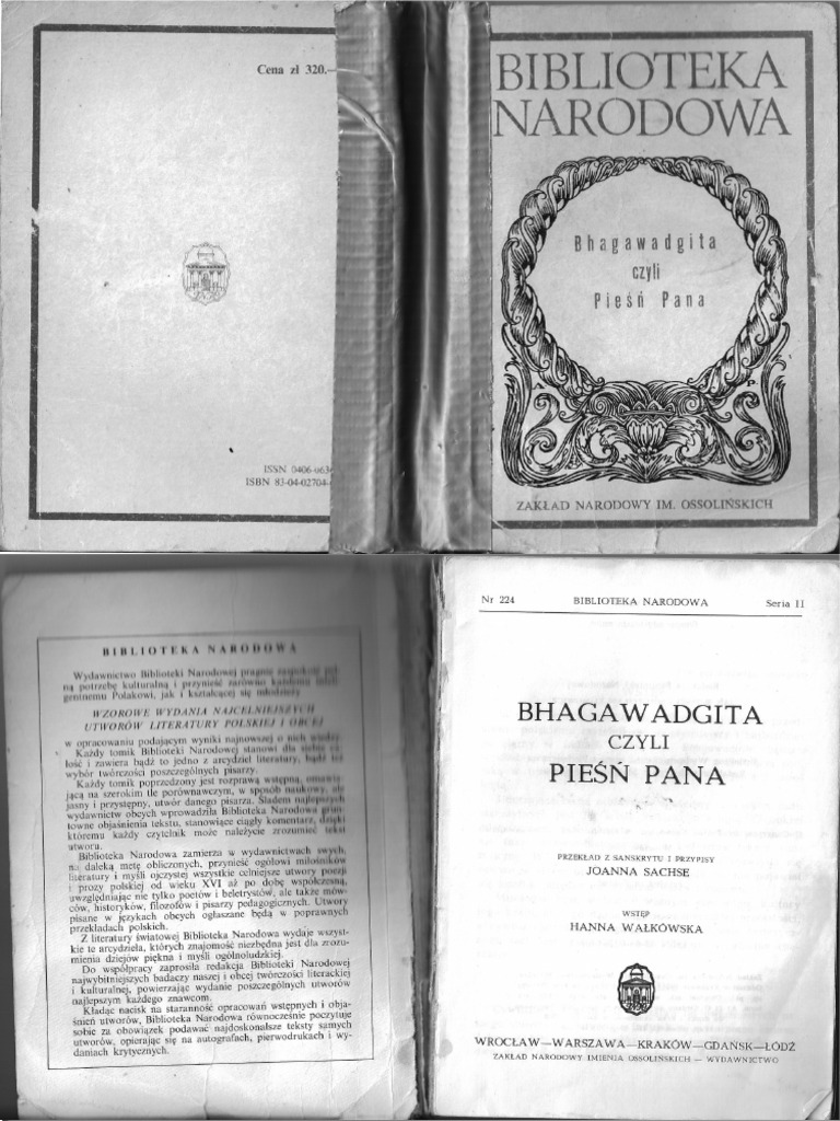 01 BN_Bhagawadgita Czyli Piesn Pana_wstep | PDF