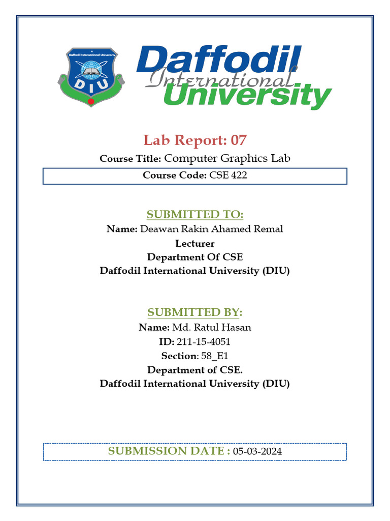 Lab Report - 07 | PDF