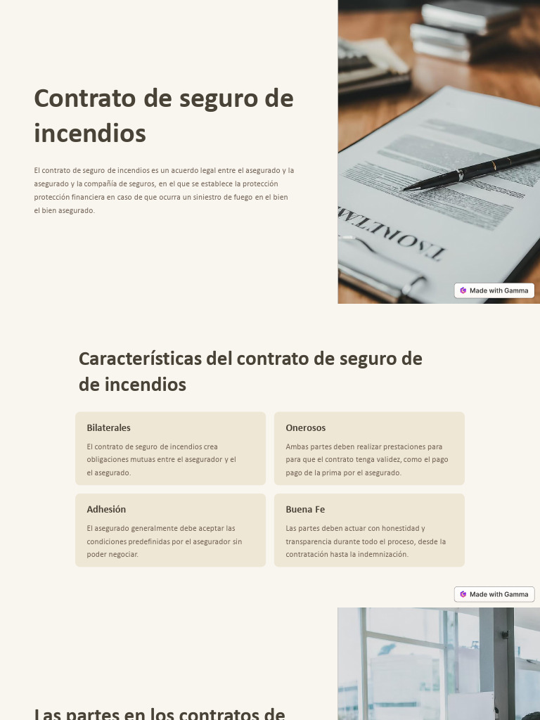 CONTRATO DE SEGUROS DE INCENDIO[1] | PDF | Póliza de seguros | Seguro