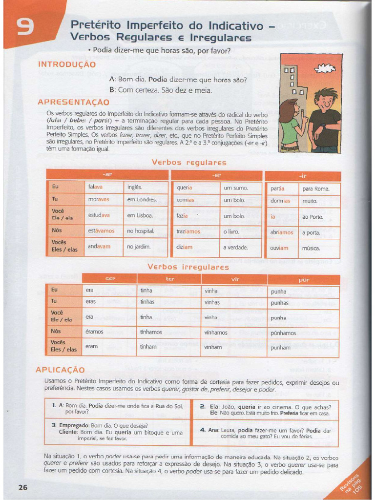 Pretérito Imperfeito Do Indicativo | PDF