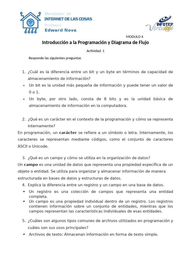 m4 Actividad 1 Modulo4 | PDF | Archivo de computadora | Poco