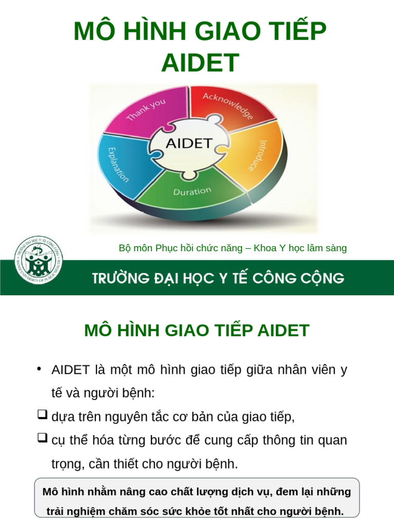 Mô hình giao tiếp AIDET | PDF
