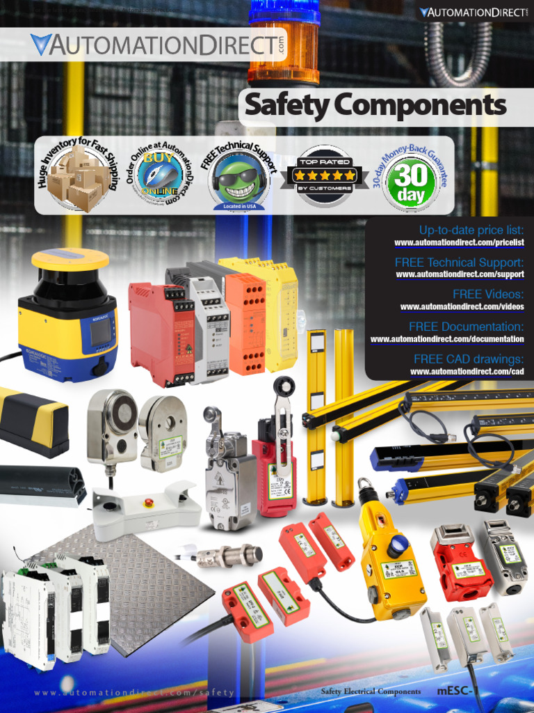 SA Electrical Safety Components Overview | PDF | Switch | Relay