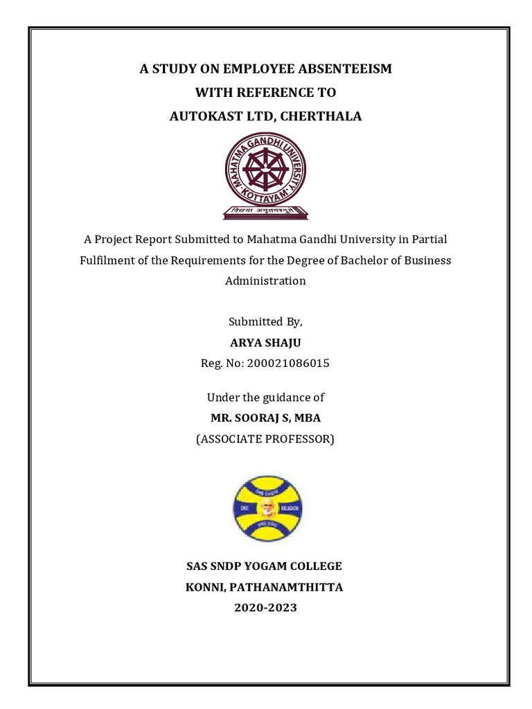 FINAL PROJECT-1 | PDF | Employment | Budget