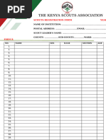 Mwamba Scouts Leaders Handbook | PDF | Scouting