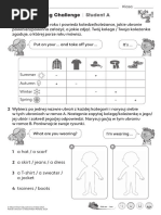 Tiger 2 Unit 3 Test Standard | PDF
