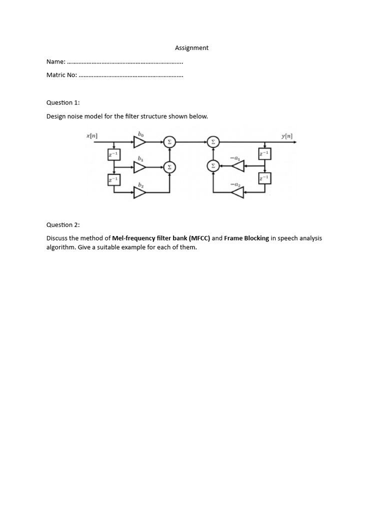 Assignment DSP | PDF