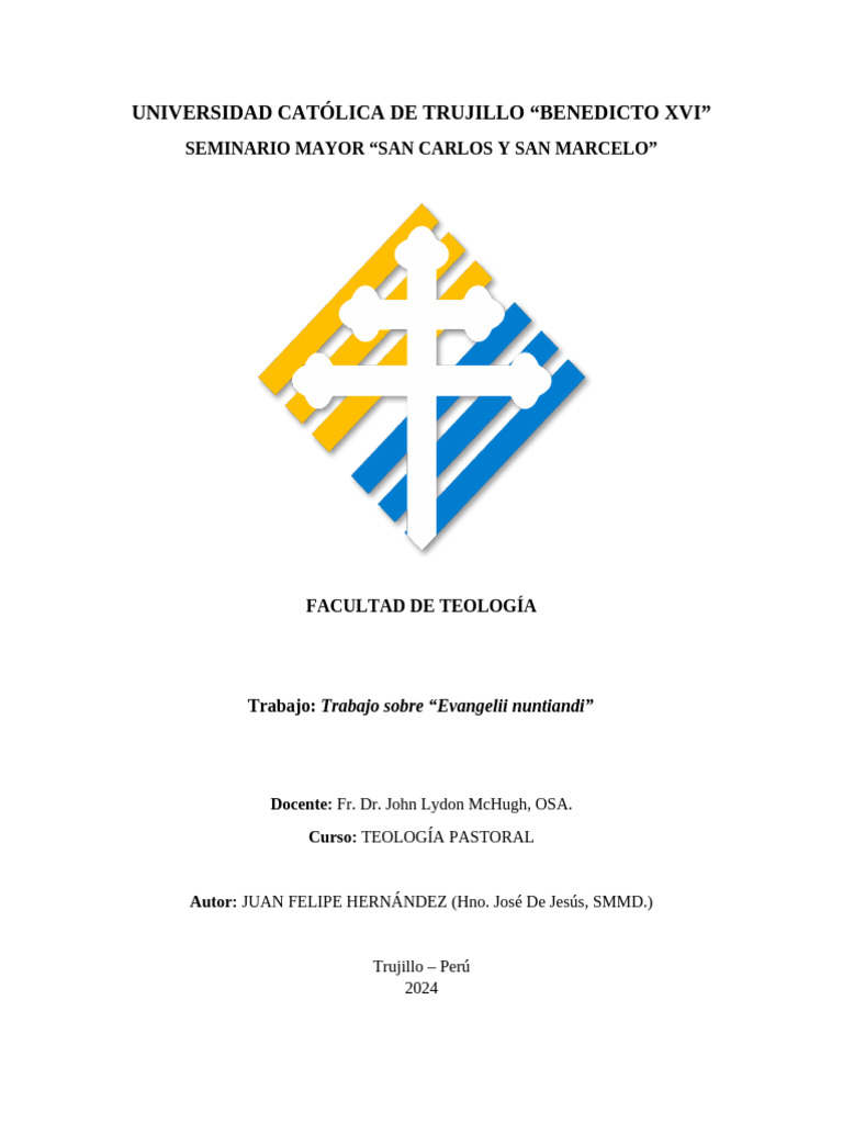 Evangelii Nuntiandi y la Inculturación | PDF | Iglesia Católica | Jesús