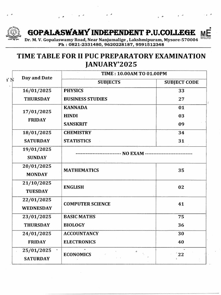 2 ND Puc Preparatory 2024-2025 | PDF