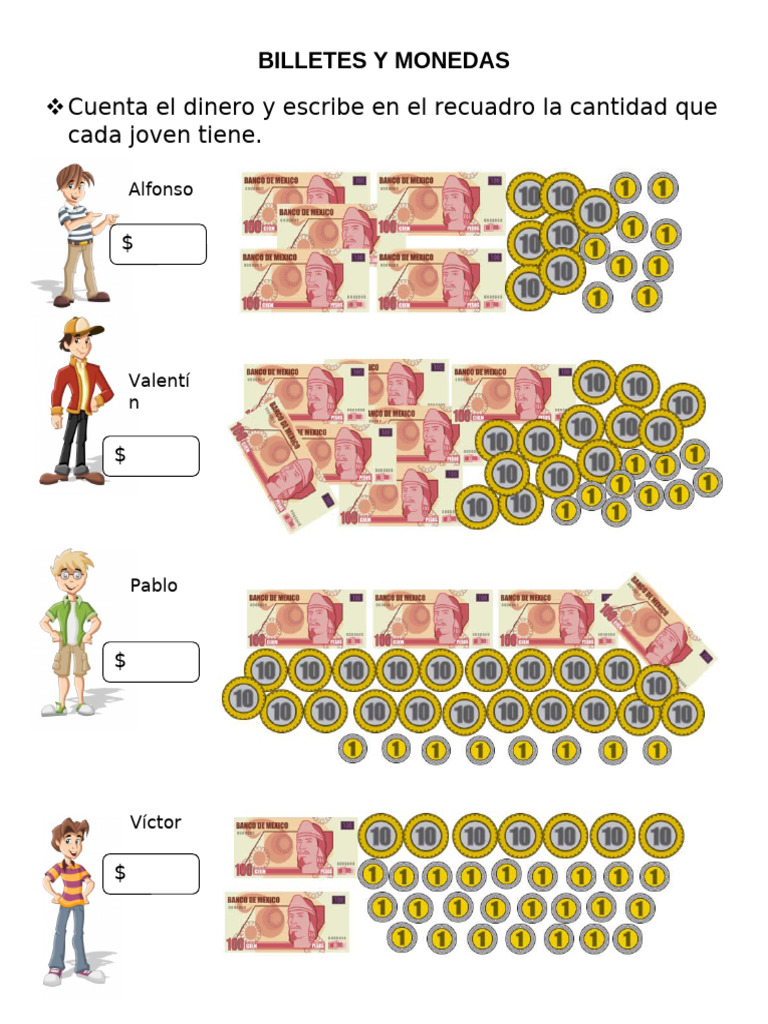 Billetes y Monedas | PDF