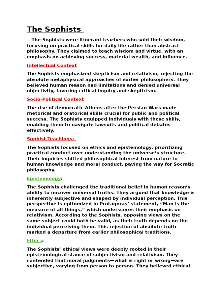 the-examiners-of-Sophists. (1) | PDF | Relativism | Truth