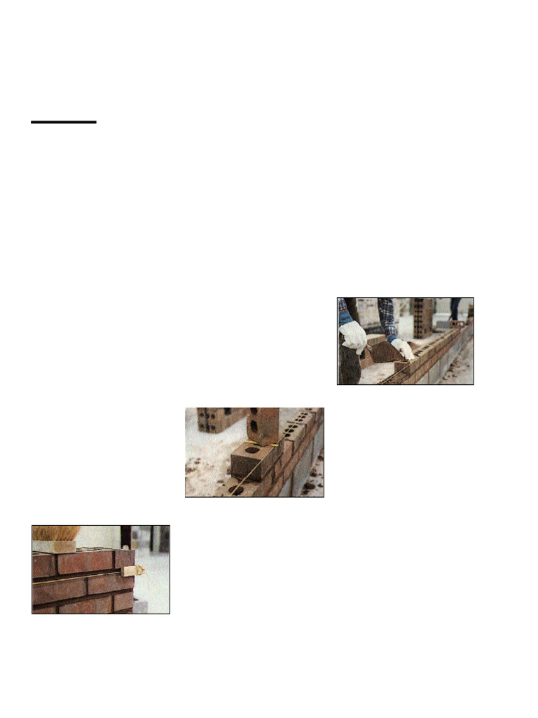 Building Walls Straight | PDF | Masonry | Brick