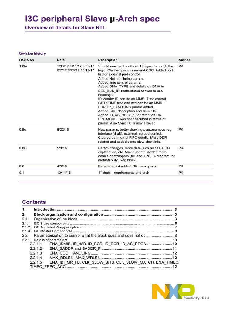 i3c_peripheral_slave_uarch | PDF | Computer Architecture | Computer Hardware