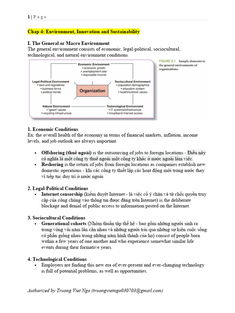 TVN Ta - Chap 4 Mid Summary | PDF | Sustainability | Innovation