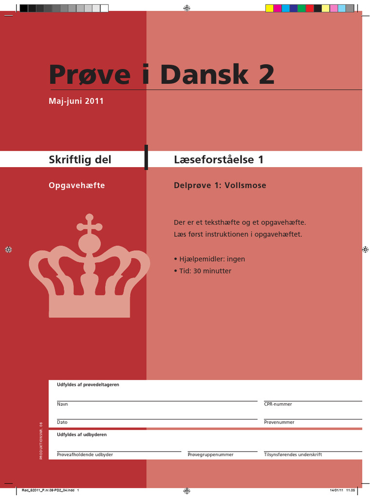 Læseforståelse 1 - Opgaver | PDF