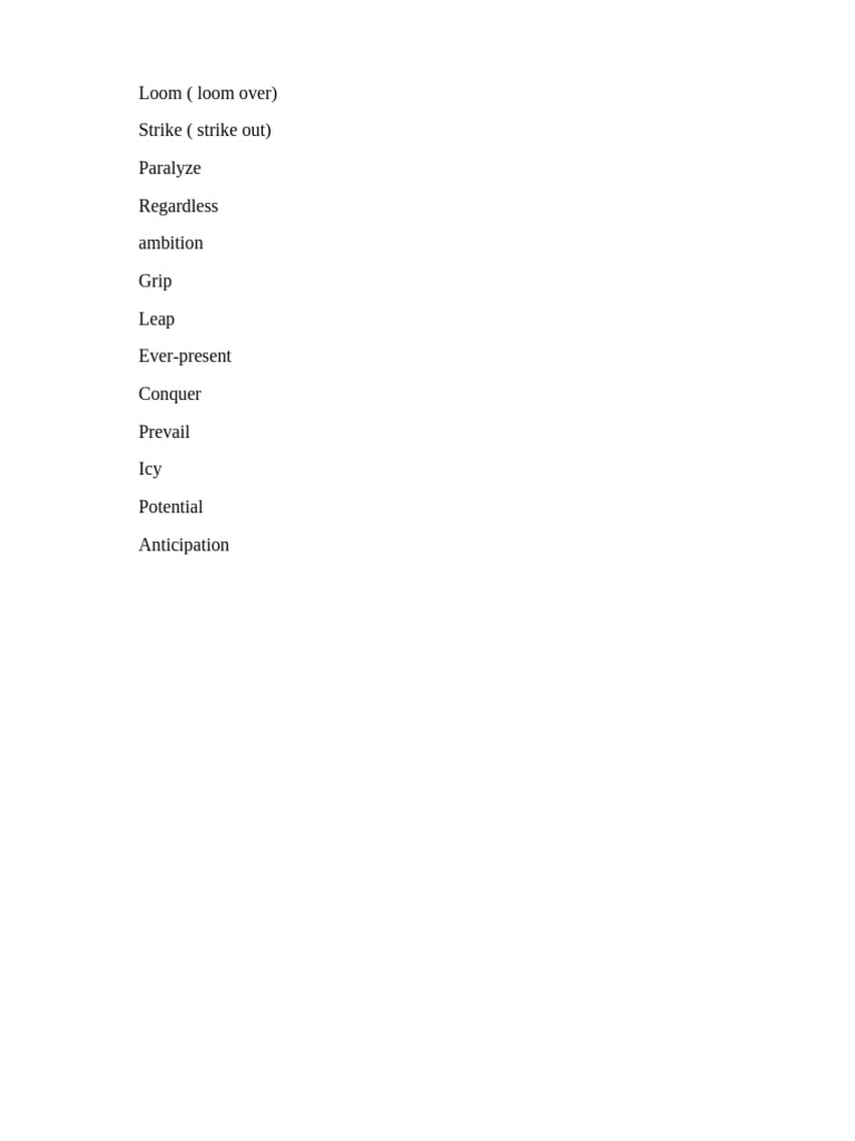 Facing Fear | PDF