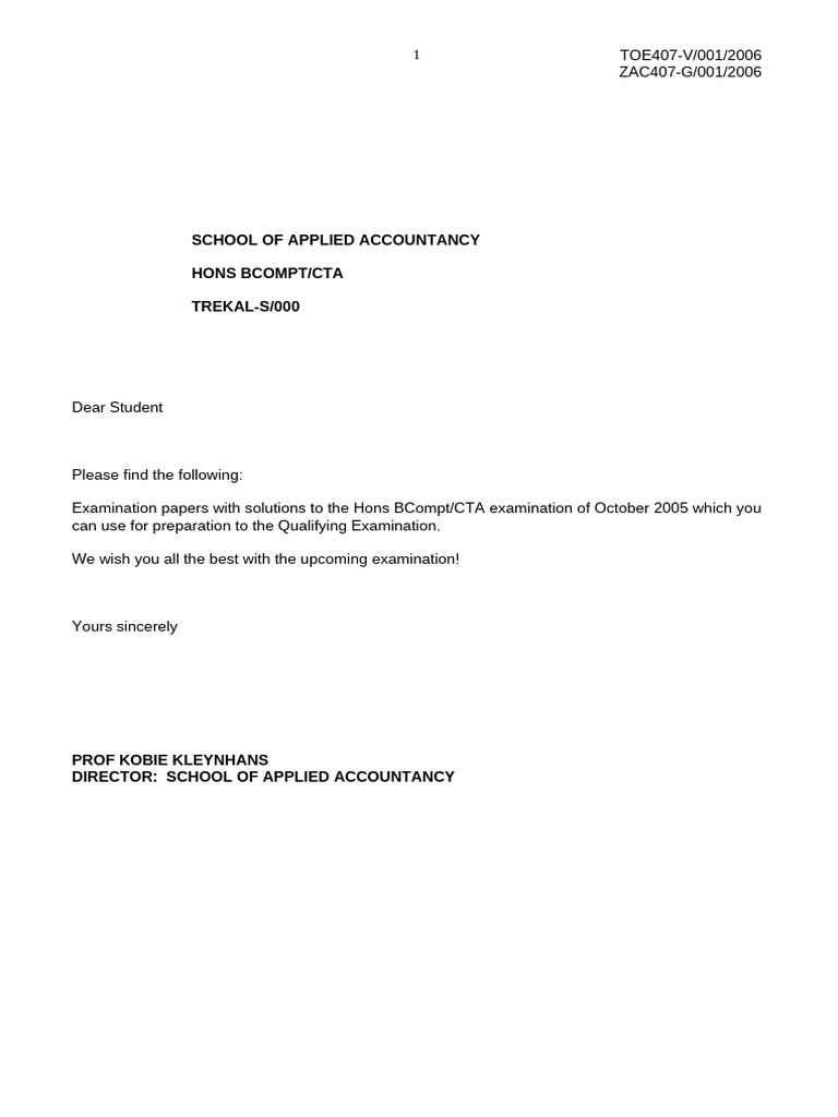 CTA Past Papers | PDF | Dividend | Balance Sheet