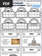 Branches of Government Worksheet Answer Key PDF | PDF | Separation Of ...