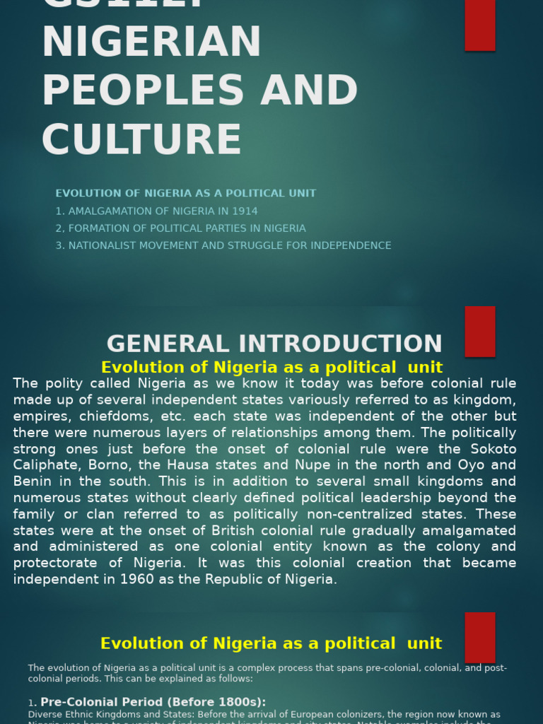 Module 3 Power Point Presentation | PDF | Nigeria