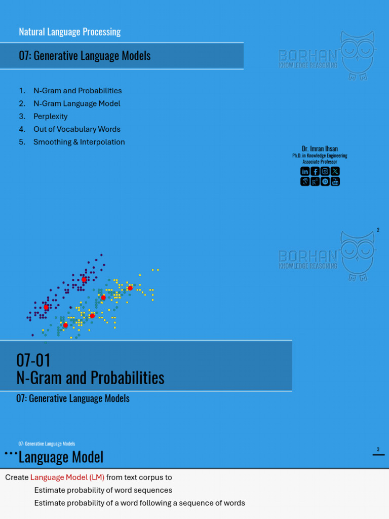 NLP07 Generative Language Models | PDF | Learning | Linguistics