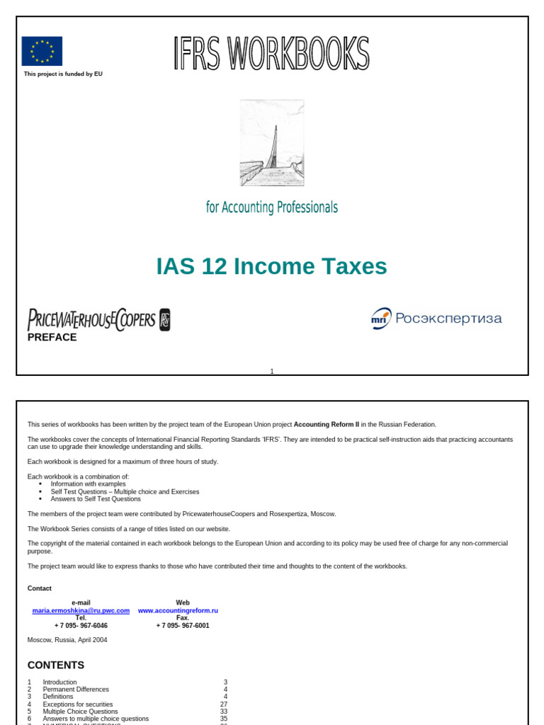 IAS 12 Income Taxes | PDF | Deferred Tax | Depreciation