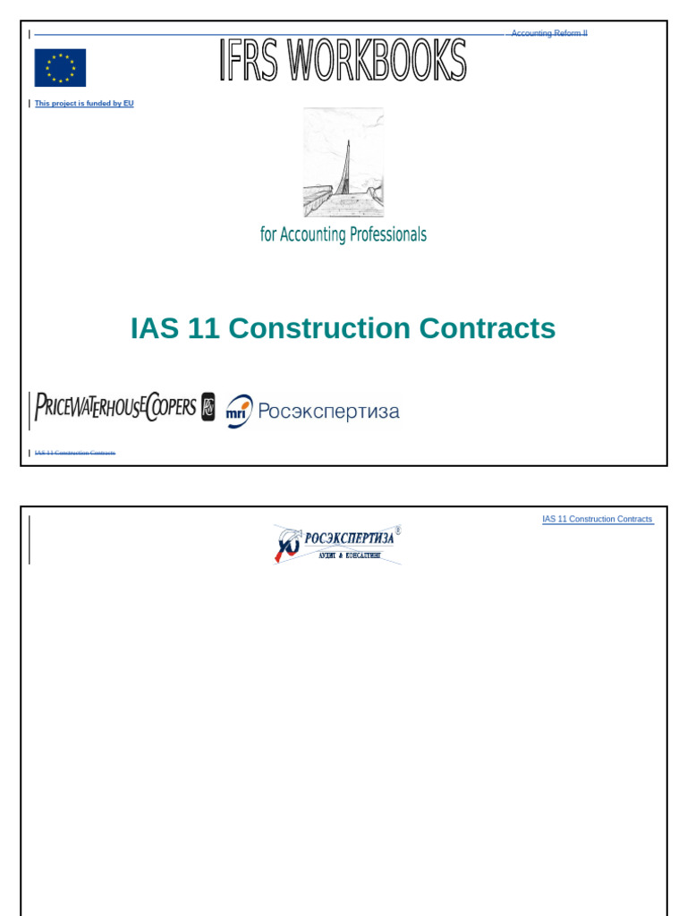 IAS 11 Construction Contracts | PDF | Expense | International Financial Reporting Standards