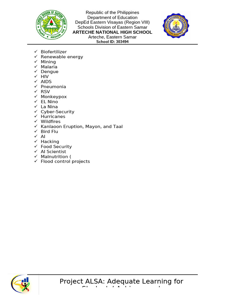 Project ALSA: Enhancing Student Learning | PDF