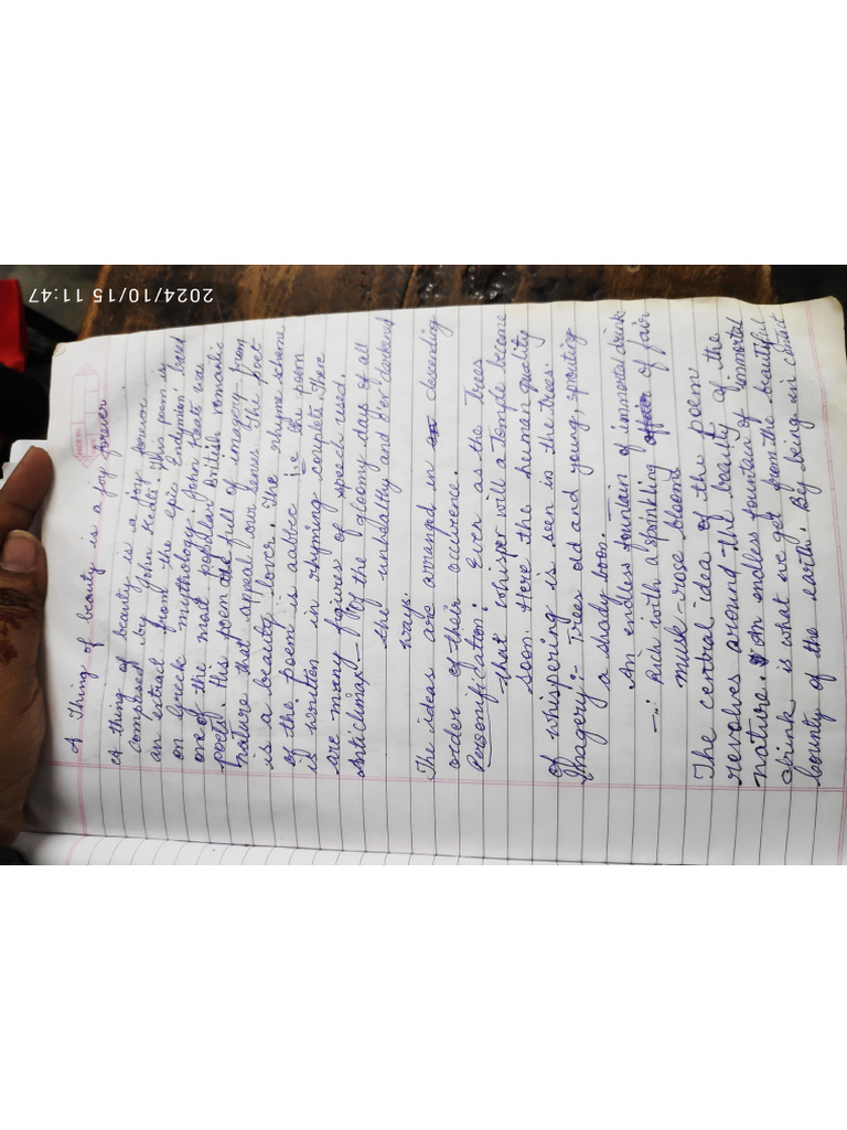 Appreciation of Poem Std X | PDF