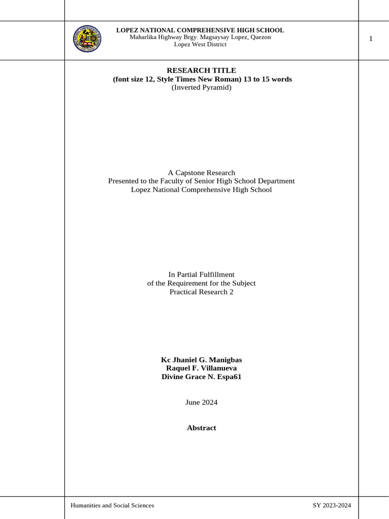 Capstone Research Methodology Guide | PDF | Ethnography | Theory