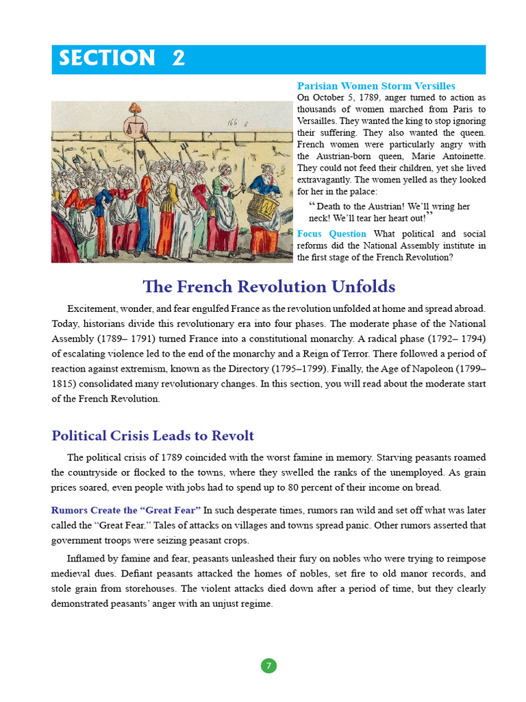 Parisian Women's March on Versailles | PDF | French Revolution | Marie ...