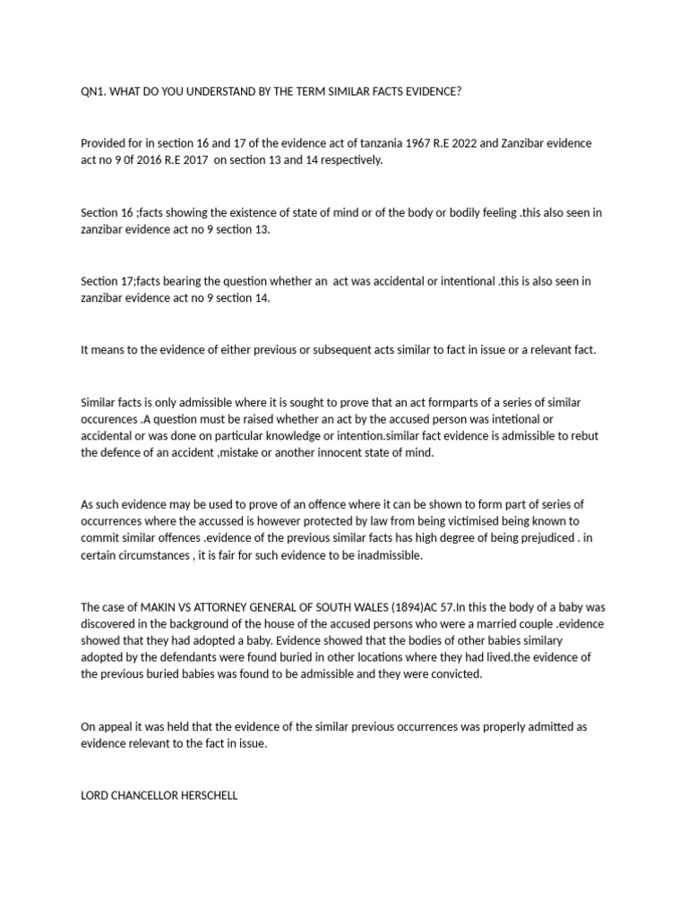 Evidence Assessment 2 | PDF | Prosecutor | Evidence