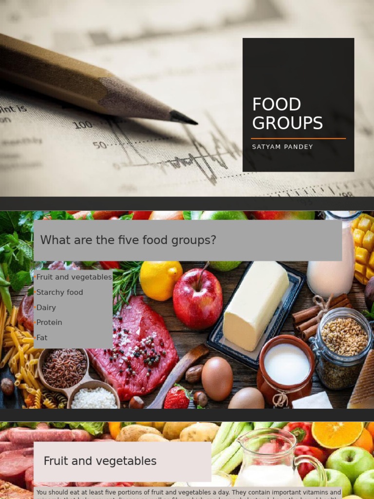 Understanding the Five Food Groups | PDF | Foods | Whole Grain