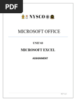 50 Ms Excel Assignments PDF For Practice | PDF | Fruit | Vegetables