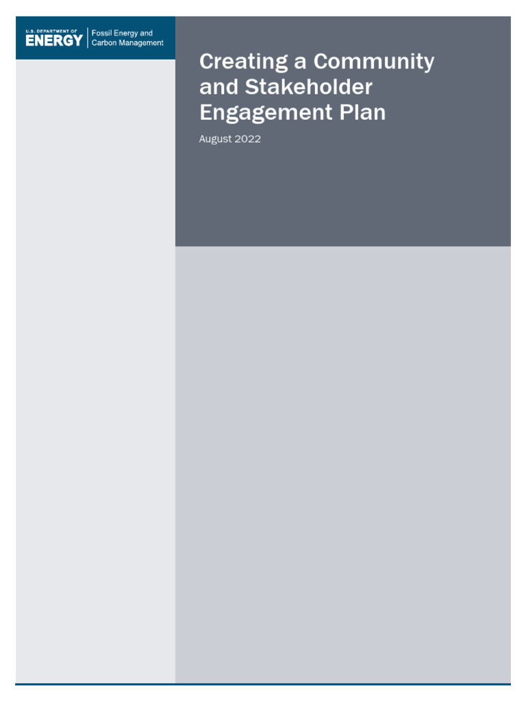 Community Engagement Plan Guide | PDF | Community | Tribal Sovereignty ...