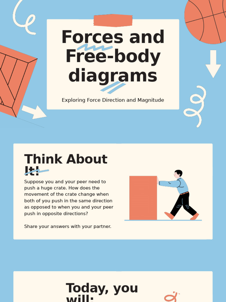 1. Forces and Free-body diagrams student copy | PDF | Force | Weight
