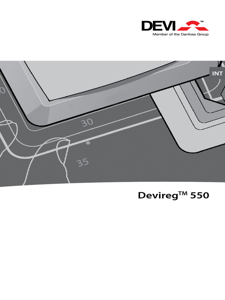 Devireg 550 Userguide | PDF | Thermostat | Electrical Engineering