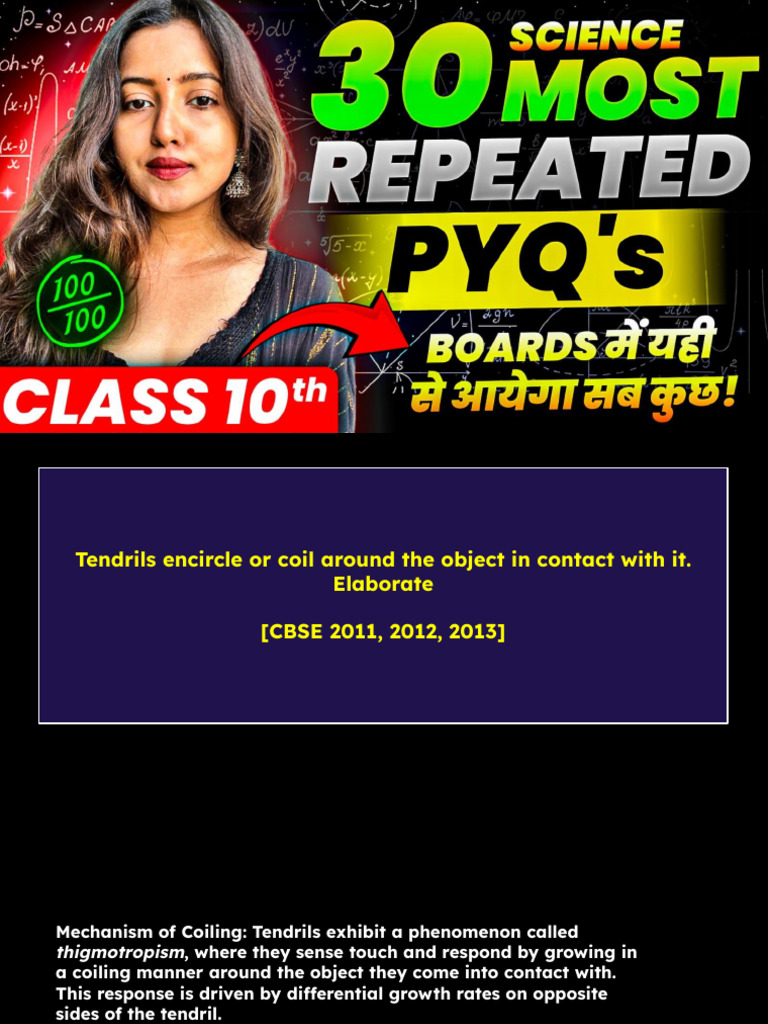 CLASS 10 SCIENCE MOST REPEATED PYQs | PDF | Chemical Bond | Hormone