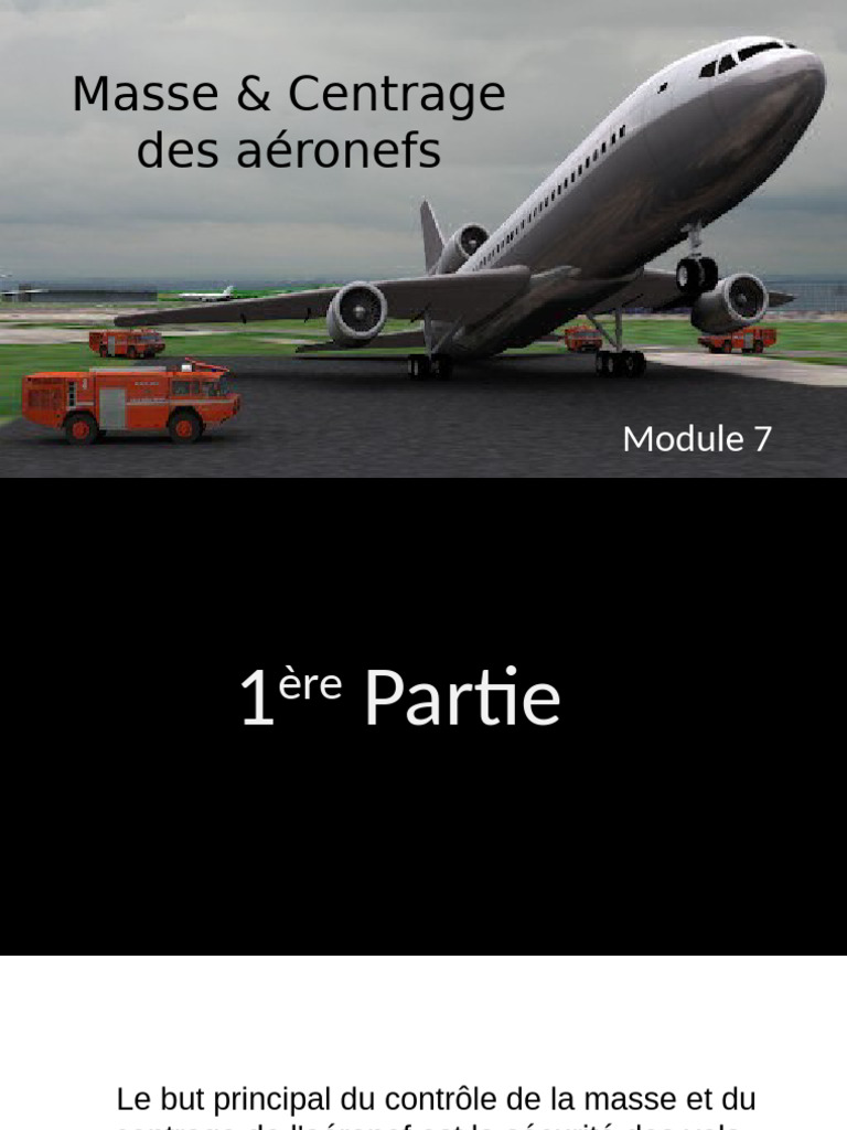 Sécurité et Efficacité du Centrage Aérien | PDF | Balance (instrument ...