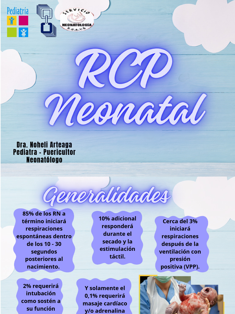 RCP NEONATAL | PDF | Reanimación cardiopulmonar | Medicina