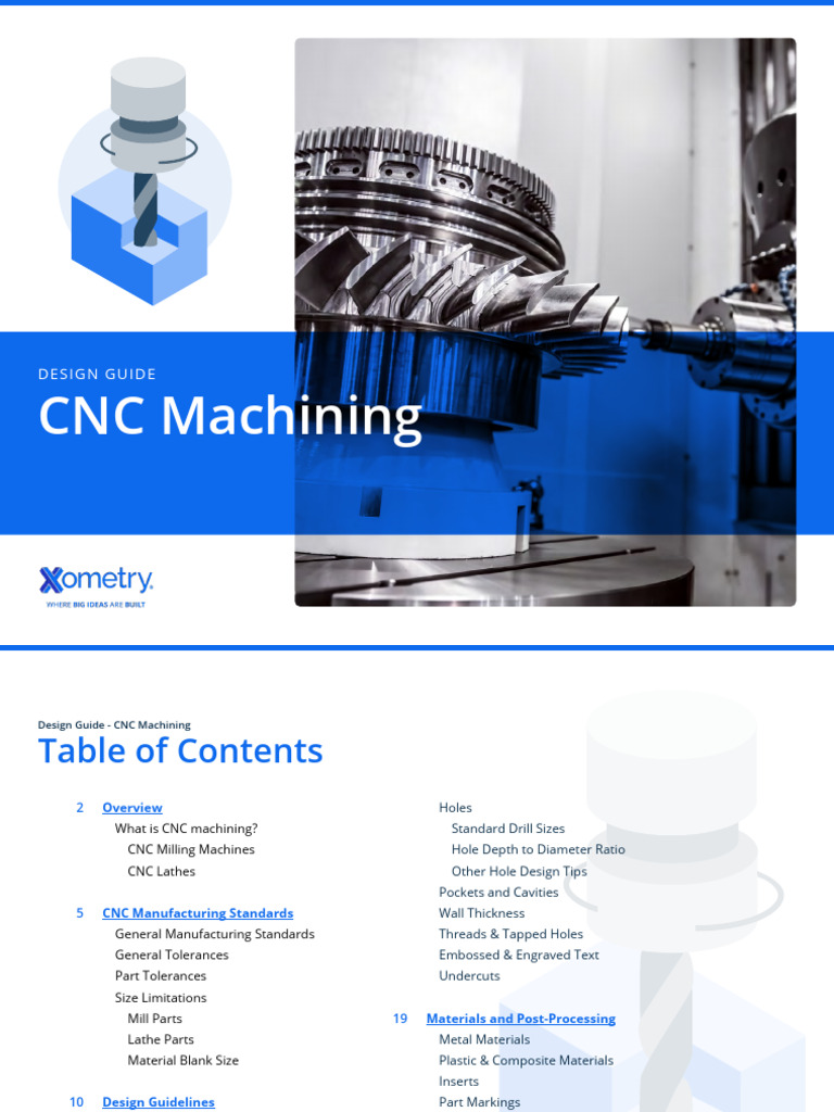 CNC Machining Design Guide | PDF | Machining | Numerical Control