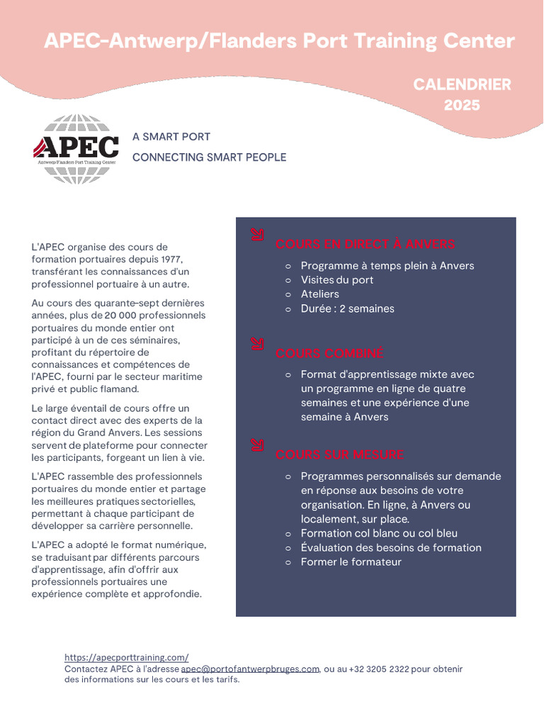 APEC Port Training Courses | PDF