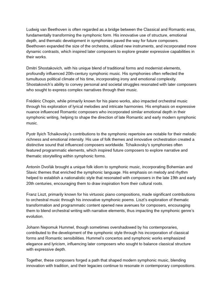 Research Notes On Composers | PDF