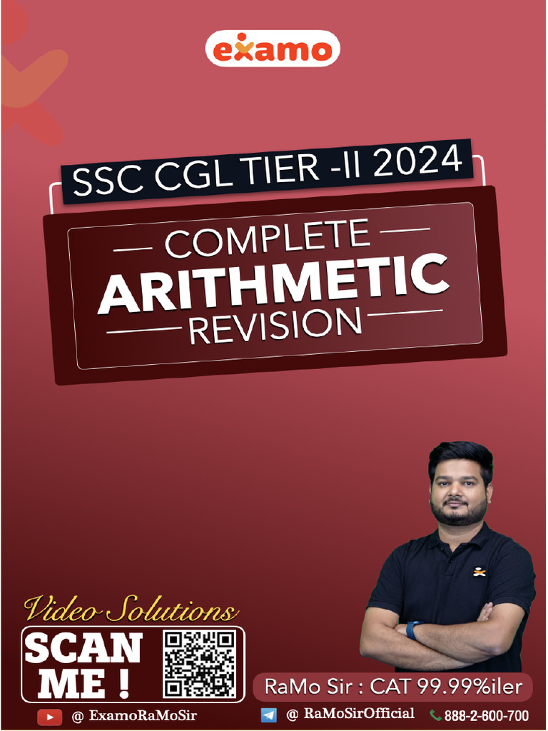 Complete Arithmetic Revision (BY RaMo Sir) | PDF