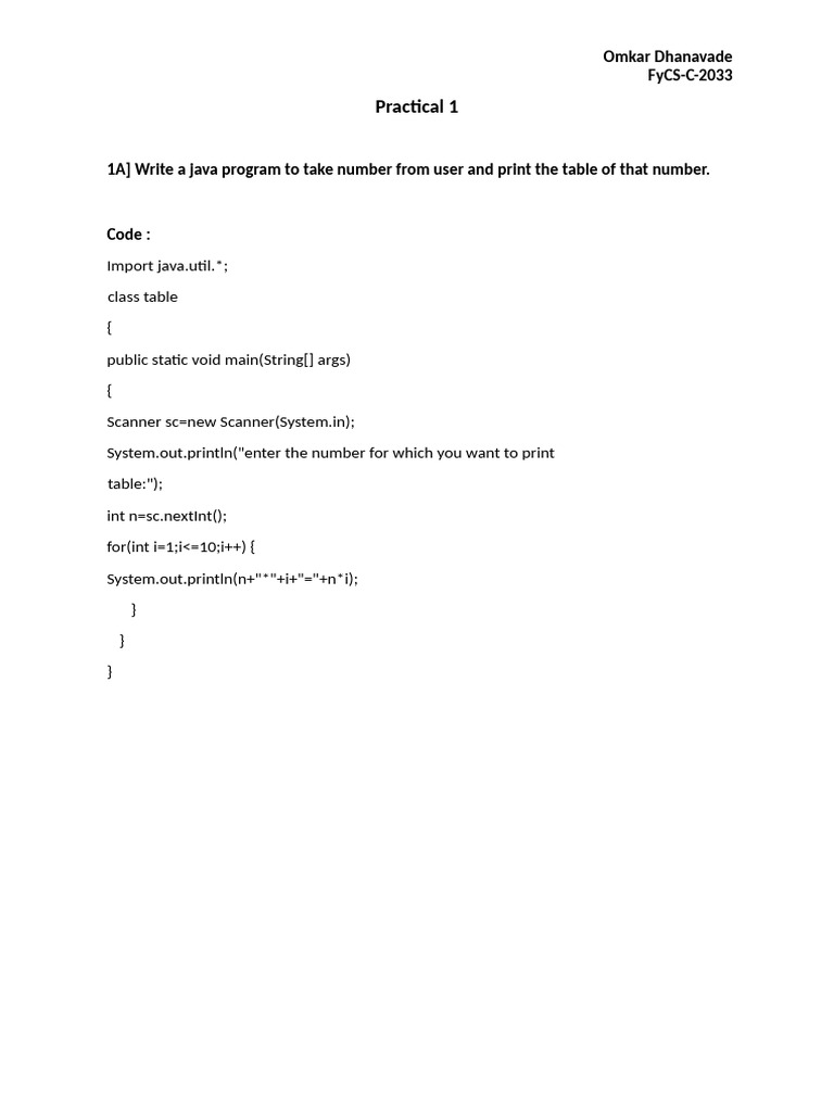 Practical 1,2 | PDF | String (Computer Science) | Software Development
