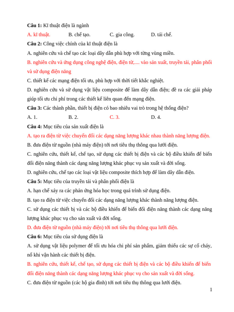 TN Cong Nghe Dien Tu 12 Bai 1 KNTT | PDF