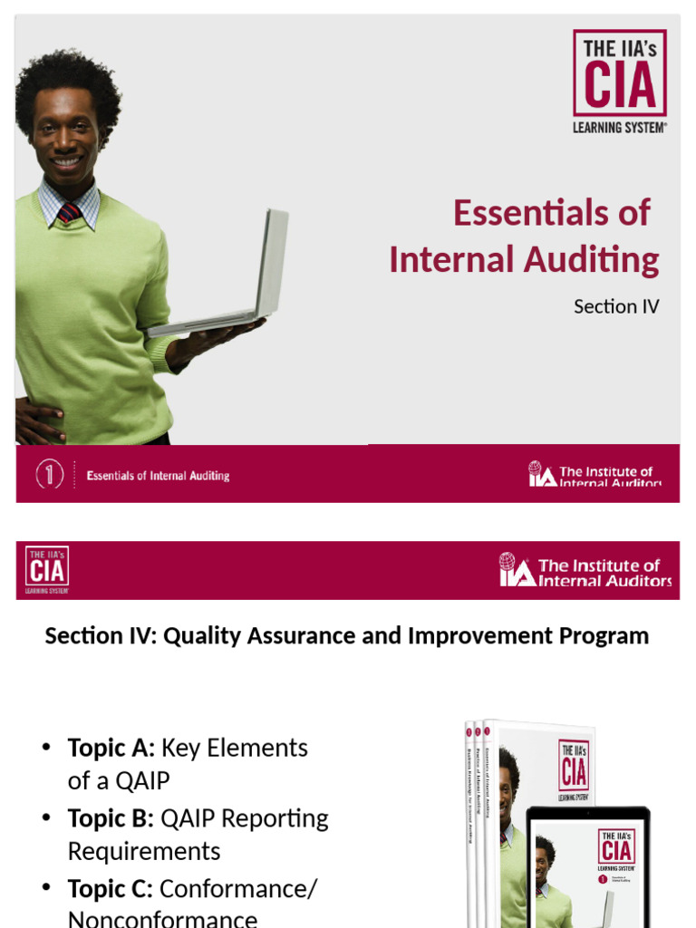 IIA CIA v6-0 Part1 SectionIV | PDF | Internal Audit | Audit