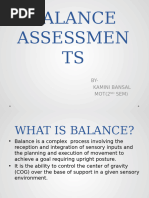 Balance Test | PDF